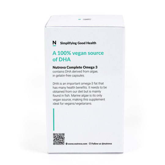 Nutrova Complete Omega 3 - Buy Vegan Omega 3 Capsules